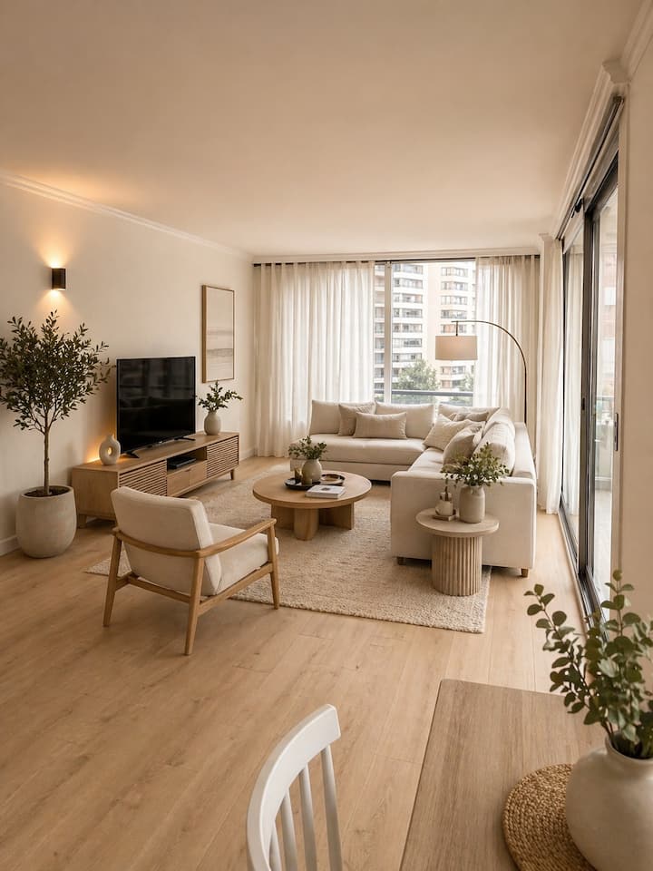 4br Ski Apt | 2 Parking | Near Parque Arauco - Chile