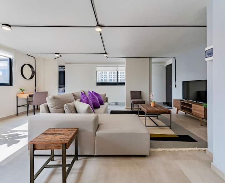 Vh | Condesa Beautiful Ph 4 Br+ Rooftop/gym | 296 - Mexico