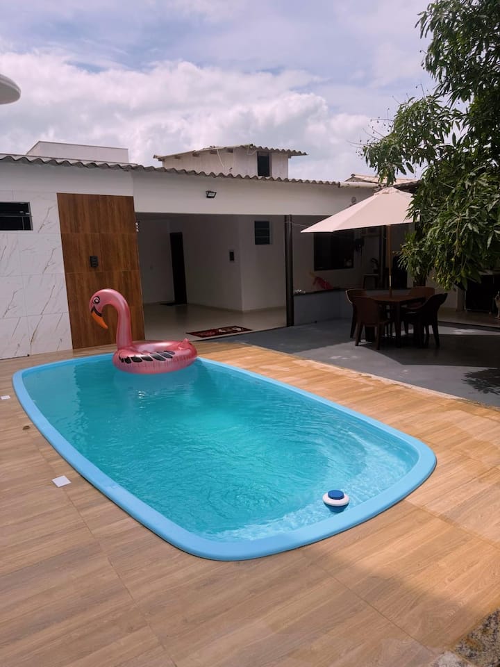 Alugo Casa Em Guriri No Bosque Com Piscina - São Mateus