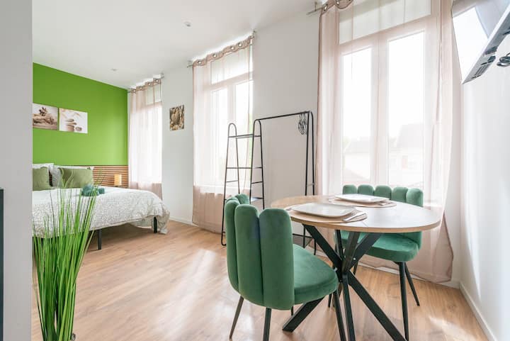 Studio Cosy & Lumineux Centre Ville. Canopée - Saint-Quentin