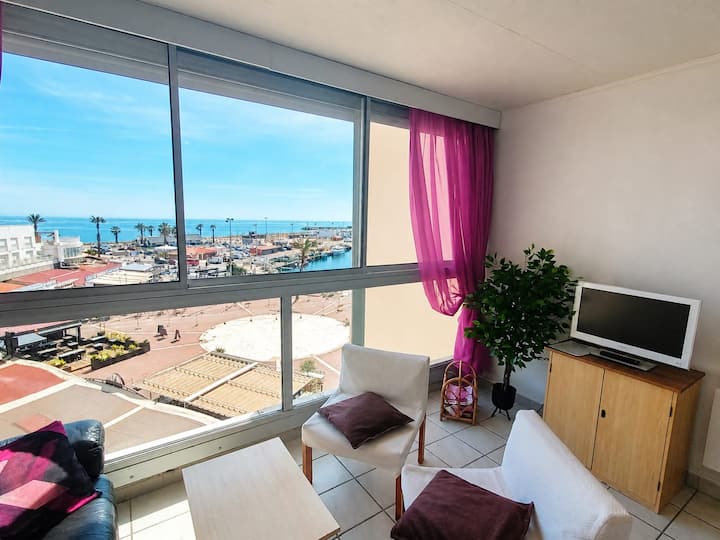 Appartement 100m De La Mer, Clim, Parking, Port - Saint-Cyprien