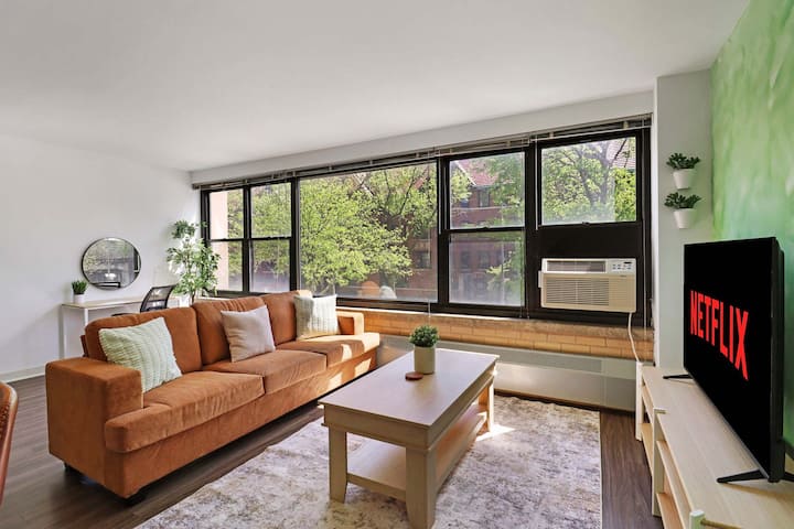 Modern Hyde Park 1br Apt With Workspace & Smart Tv - Pill Hill - Chicago