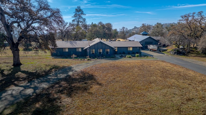 Meadowridge Ranch Retreat Sauna, Gym, Ev, Yosemite - Mariposa, CA