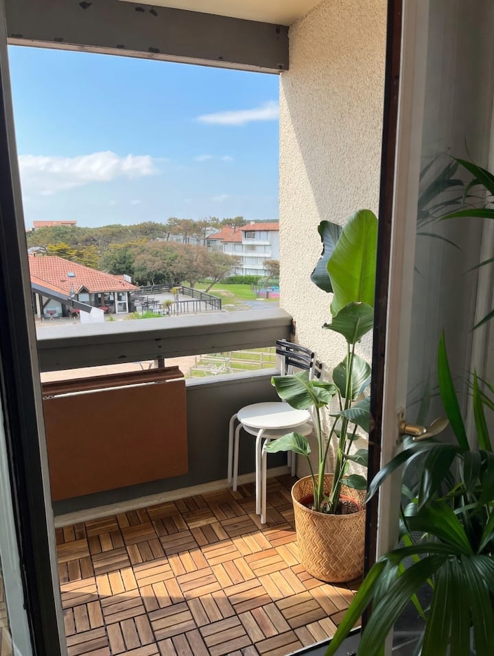 Studio 21m² Penon à 200m Plage, Balcon Semaine Top - Soustons