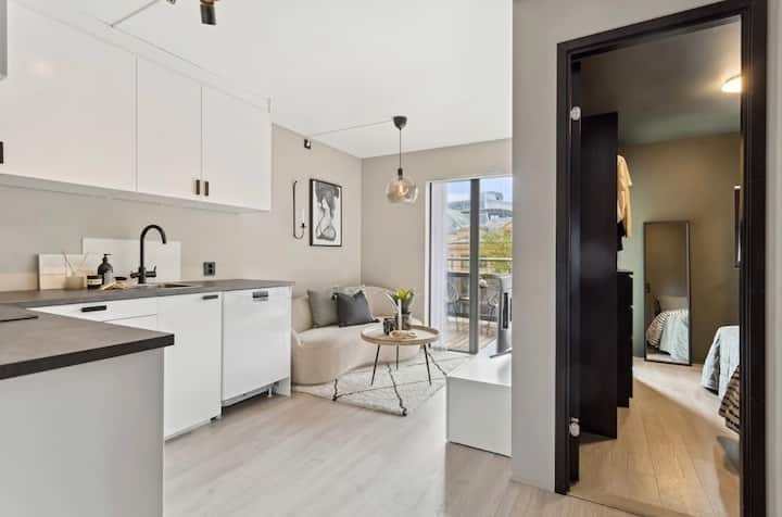 Moderne 2-roms Leilighet Med Balkong I Midtbyen - Trondheim