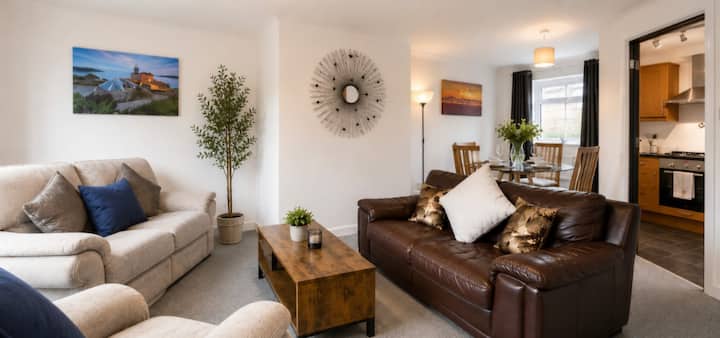 Stylish 3 Bdr Near Edinburgh|sleeps 5 Free Parking - Dunfermline