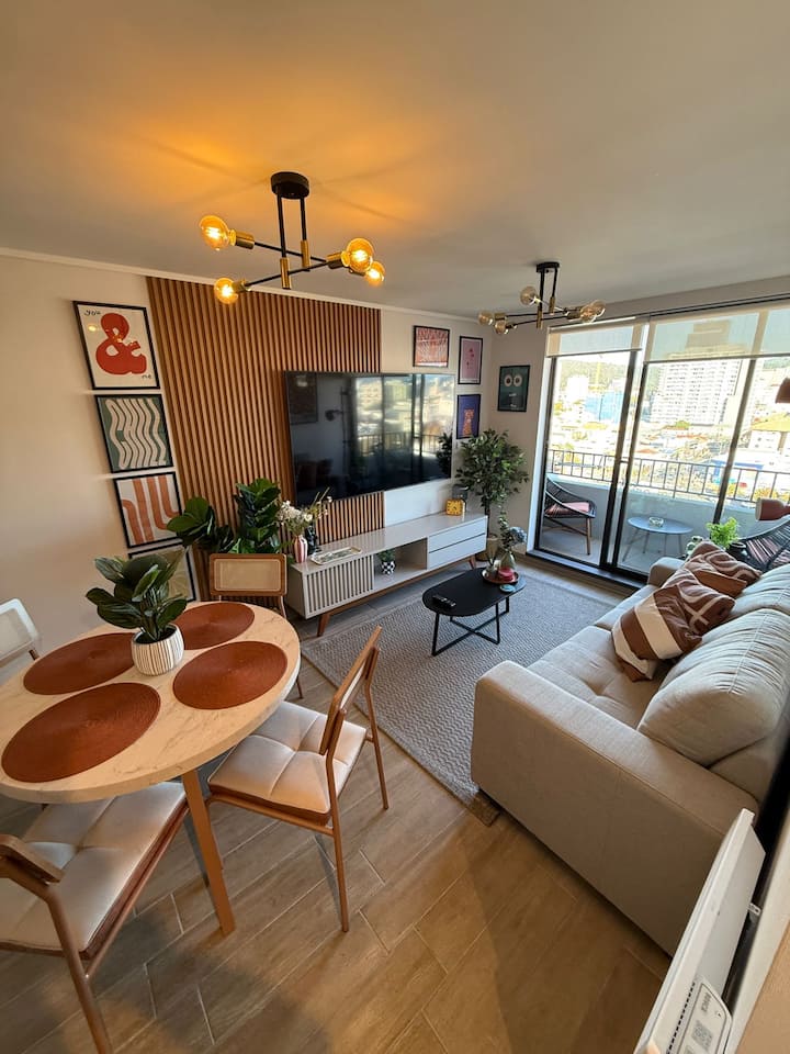 Moderno Departamento En El Centro De Concepción - Penco