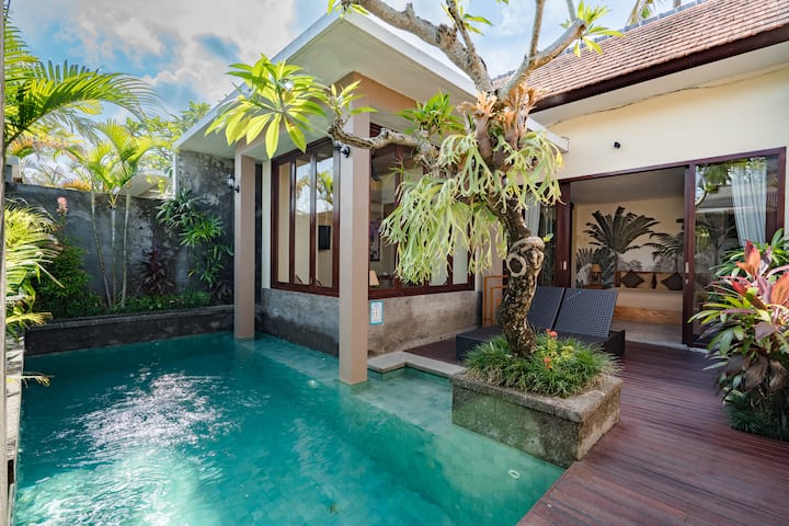 Villa Prema 2 : 1ch Piscine Privée & Baignoire - 인도네시아