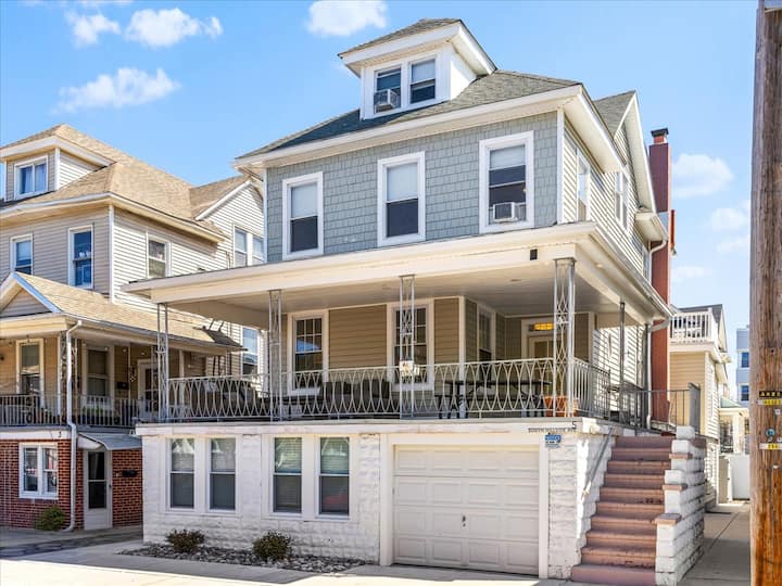 Modern 9br | Sleeps 20 | 1.5 Blocks To Beach - Atlantic City, NJ