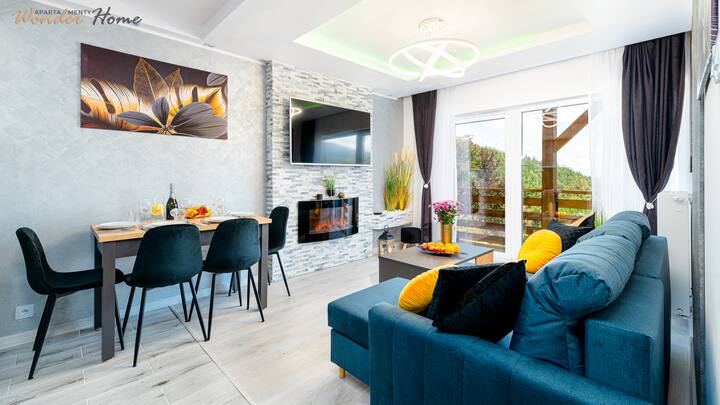 Apartament Galaxy Z Balkonem I Kominkiem - Karpacz