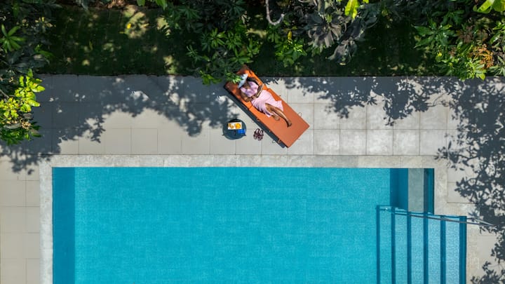 2bdr Pet-friendly Escape, Alibaug | Pool - Alibag