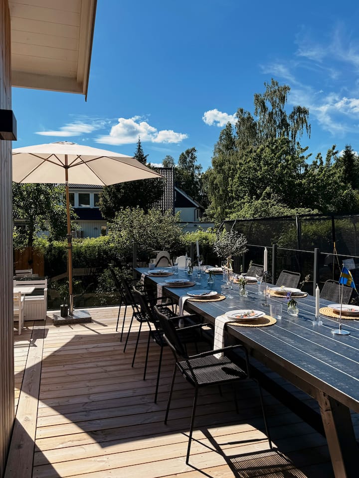 Designvilla Vid Havet Med öPpna Uteplatser - Åkersberga