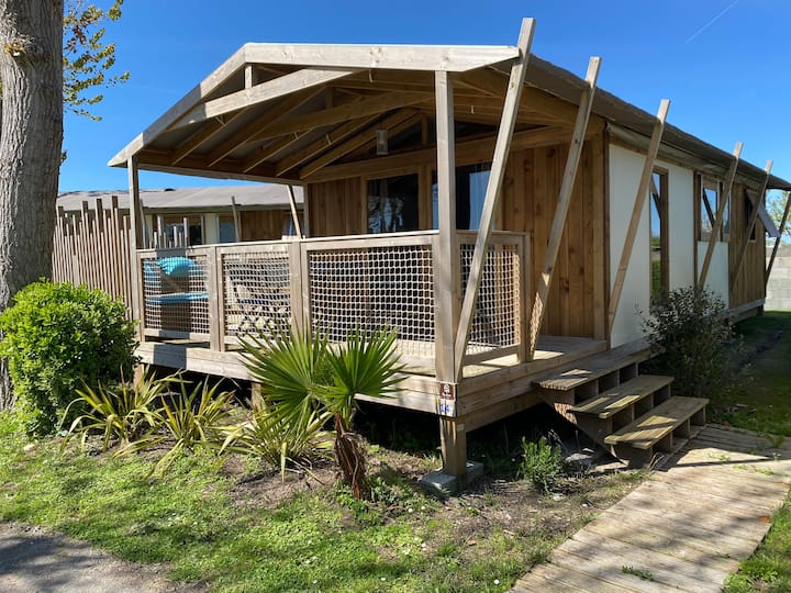 Cabane Lodge 2 Chambres 4pers - L'Aiguillon-sur-Mer