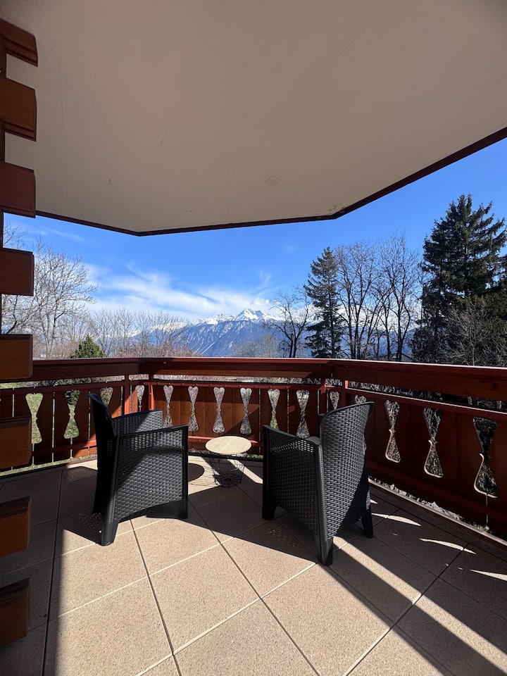Chalet Alpin, Vue Panoramique - Crans-Montana