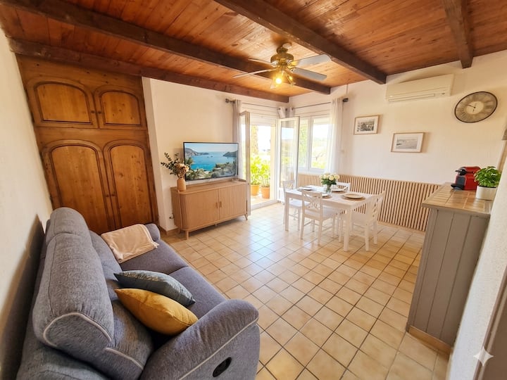 Haut De Maison, 150m Plage, Terrasse, 6 Pers - Portiragnes