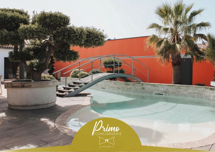 Villa Cigogne: Piscine & Spa • 10 P• Proche Centre - Île de Ré