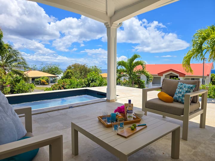 La Loge De Saint-pierre - Piscine Et Vue Mer - Le Morne Rouge
