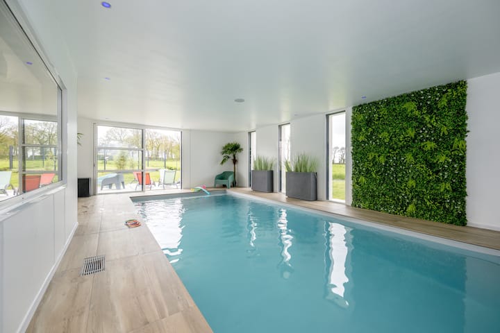 Ty Cohély - Belle Maison Avec Piscine Intérieure - Côtes-d'Armor