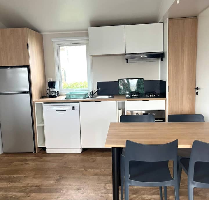 Mobil Home 3 Chambres Camping 4* Piscines Et Plage - Sérignan