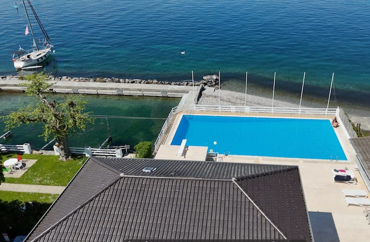Luxury Lake Geneva Waterfront Villa Near Evian - Évian-les-Bains