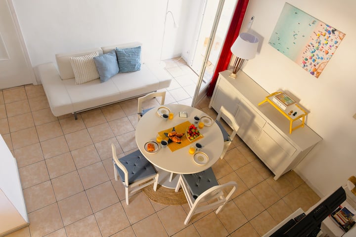 L’améthyste – T2 Bis Avec Loggia à 80m De La Plage - Valras-Plage