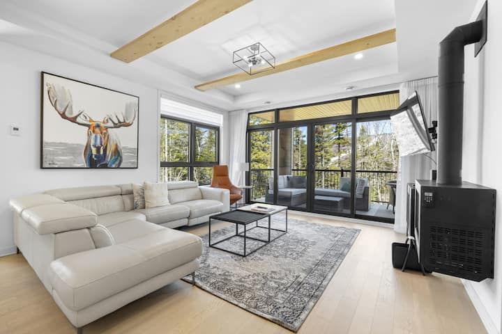 New Verbier 101 3bdrs W/ Pool & Sauna Near Village - Mont-Tremblant