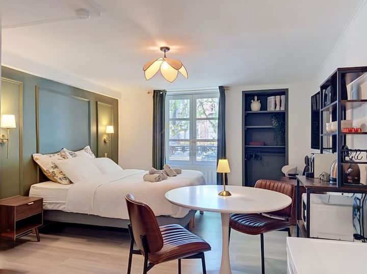 Le 14 : Studio éLégant, Centre-ville Piéton, 4 Per - Lac de Paladru