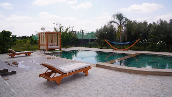 Villa Avec Piscine, Jardin Et Hammam Traditionnel - Taroudant