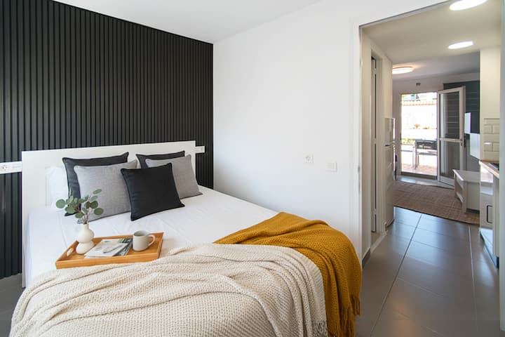 1br Apartment With Balcony, A/c And Wifi For 4 - Sant Feliu de Guíxols