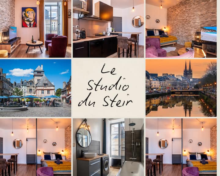 Le Studio Du Steir - Centre Ville Parking Gratuit - Quimper