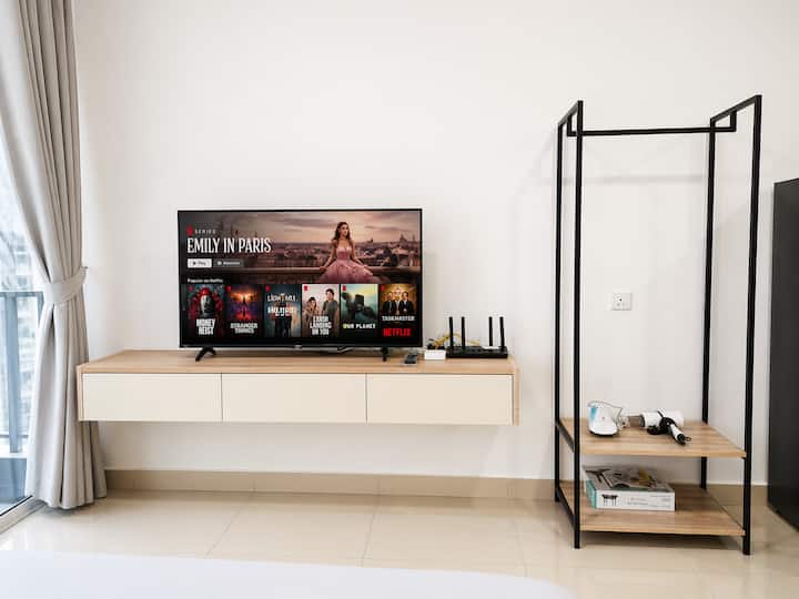 Trellis Stylish Studio, Near Ciq, Wi-fi, Netflix - 新山