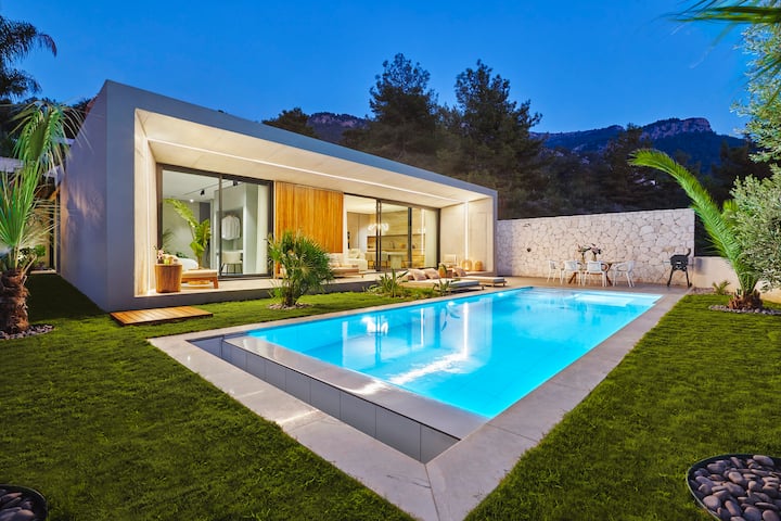 Bubo Light Grey Houses 2 - Faralya