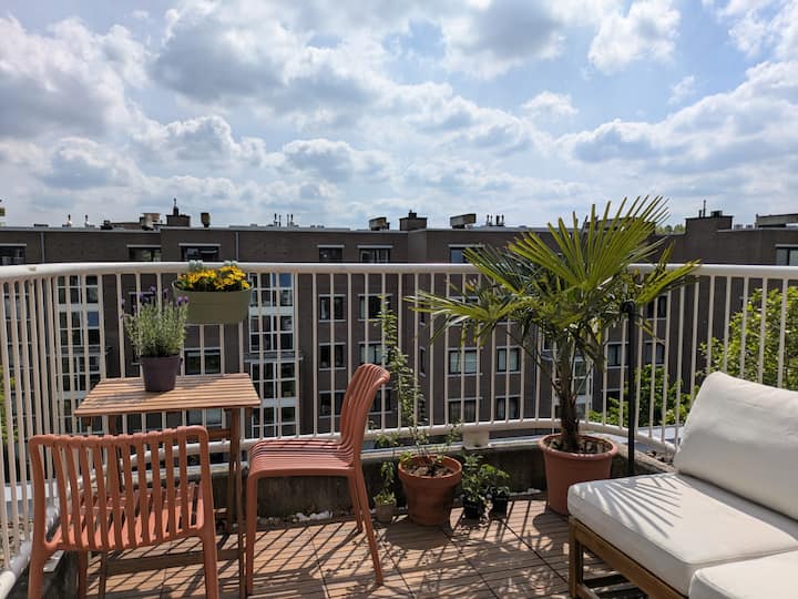 Helle Wohnung Bei Jordaan Mit Sonnigem Balkon - Amsterdam