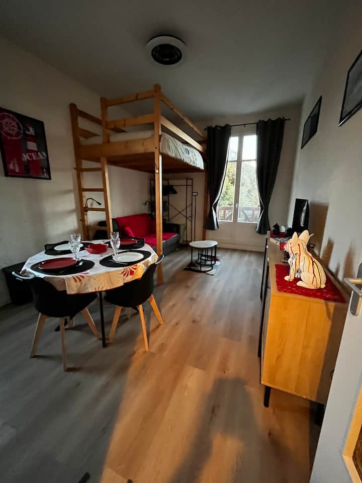 Studio 4 Voyageurs Rénové Au Pied De La Mer - Granville