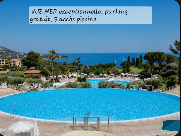 Vue Mer Cap Esterel • Clim•appt Prestige 4-5 Pers. - Saint-Raphaël