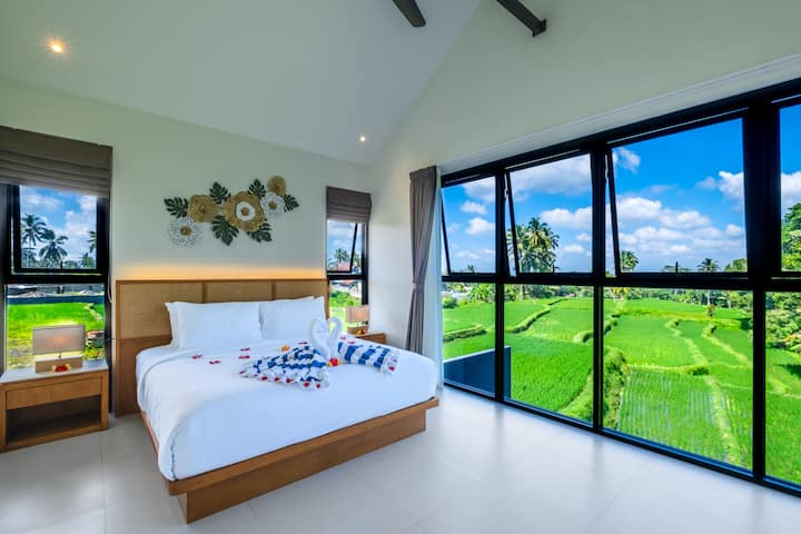 Peaceful 2br Ubud Retreat|panoramic Ricefield View - Australia
