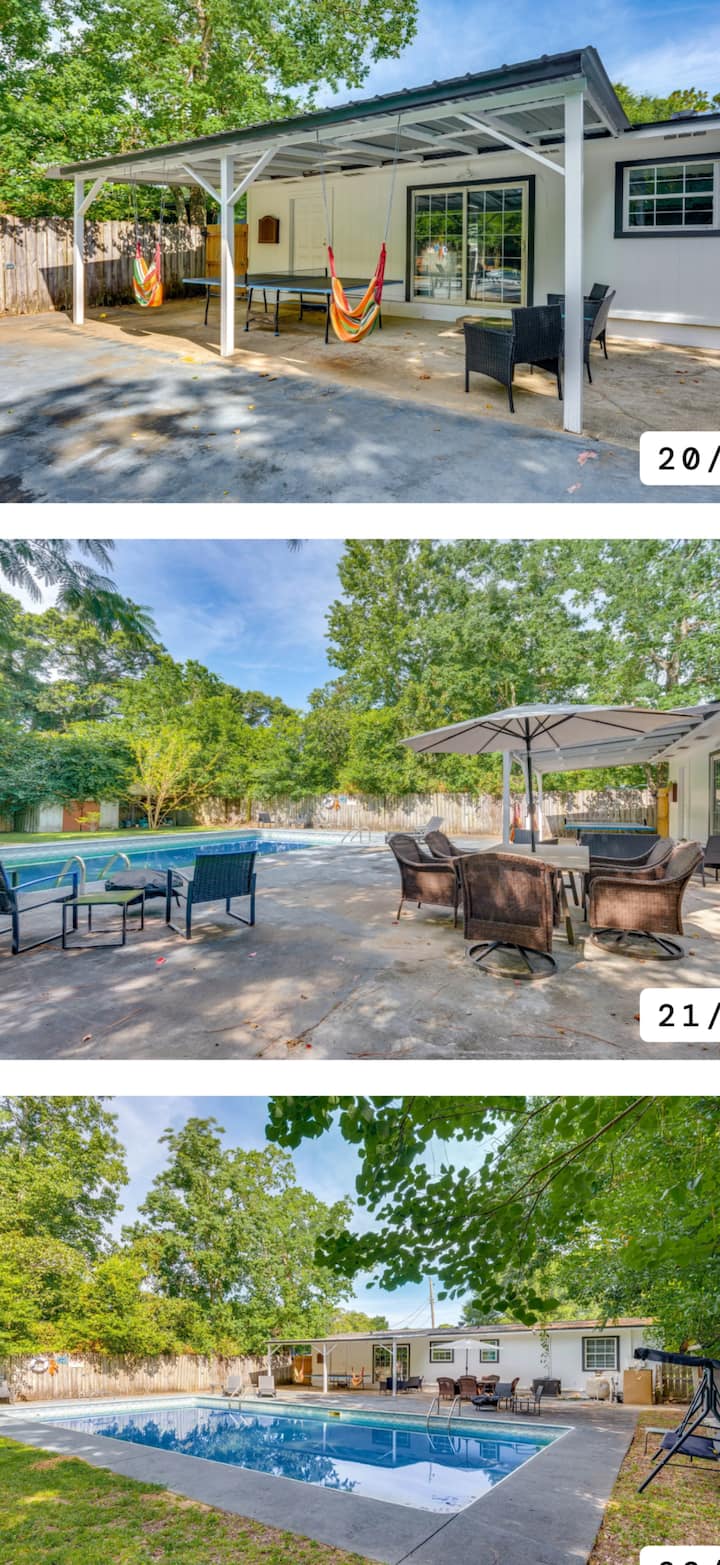 Game, Swim & Explore: Family Home In Pensacola - Pensacola, FL