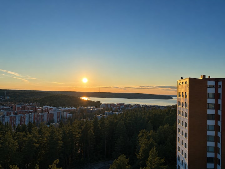 Apartment With A View / Tilava Näköalahuoneisto - Lahti