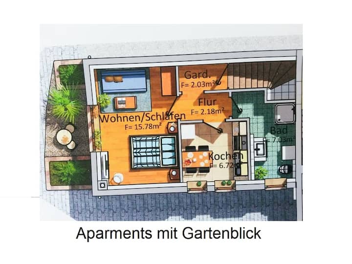 Gartenblick Apartment - Radolfzell