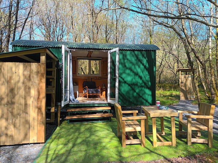 Woodland Glamping Cabin - Criccieth