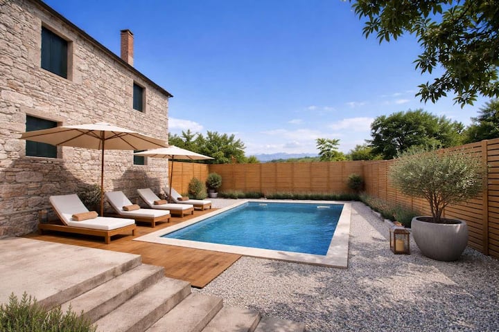Spacious Family Villa With Pool In Podgorica - Podgorica
