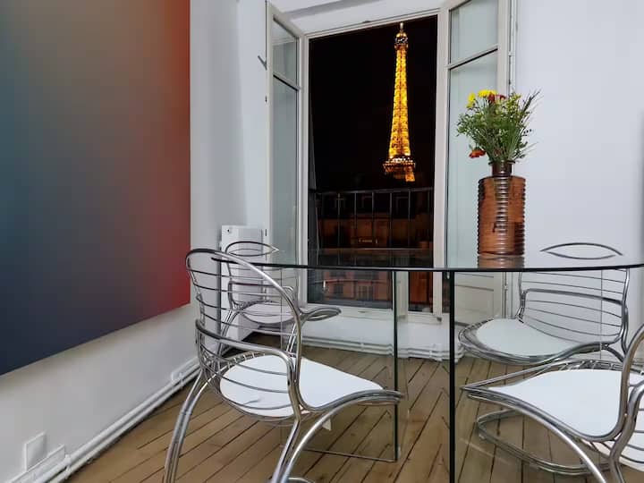 Appartement Avec Vue Iconique Tour Eiffel & Seine - Paris