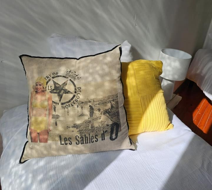 Maison Jaune Proche De Plage/commerce/parking Free - Plage d'Olonne-sur-Mer