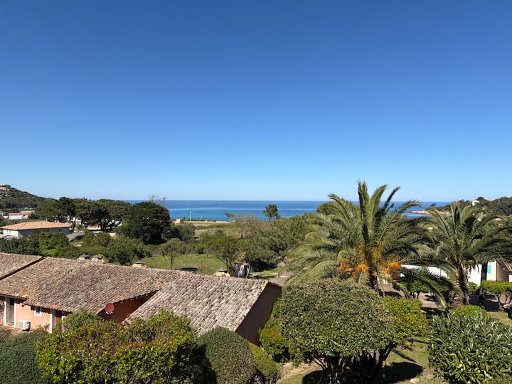 Vue Mer Turquoise - Piscine - Plage à 200m - Plage de Canella