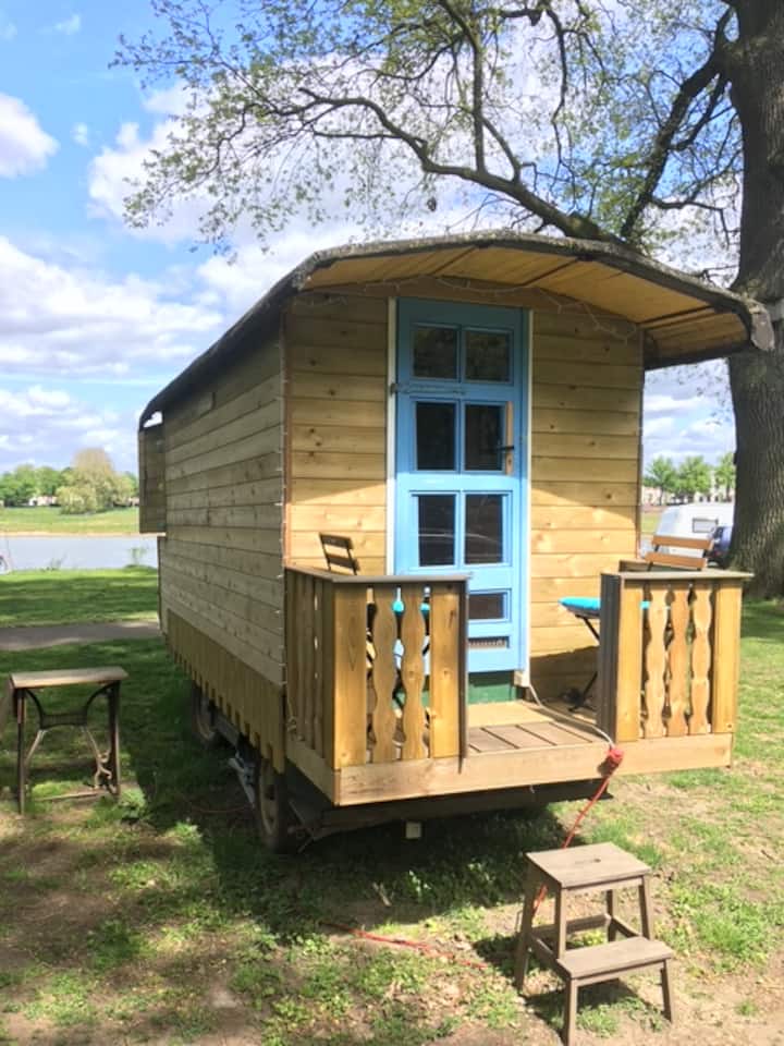Knusse Tiny-house / Pipowagen Op Top-locatie - Deventer