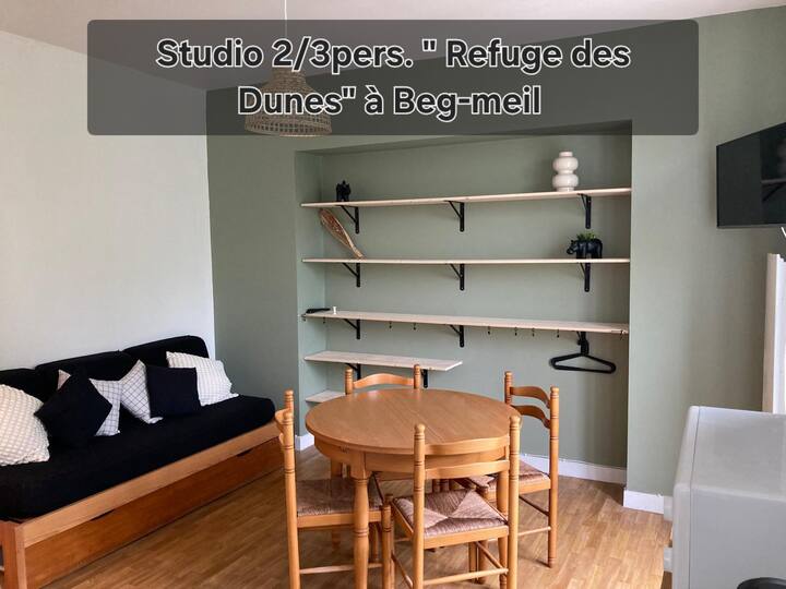 "Refuge Des Dunes" Face à La Plage! - Fouesnant