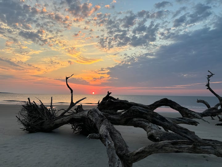 Driftwood Beach Escape | Top-floor Condo + Pool - Jekyll Island, GA