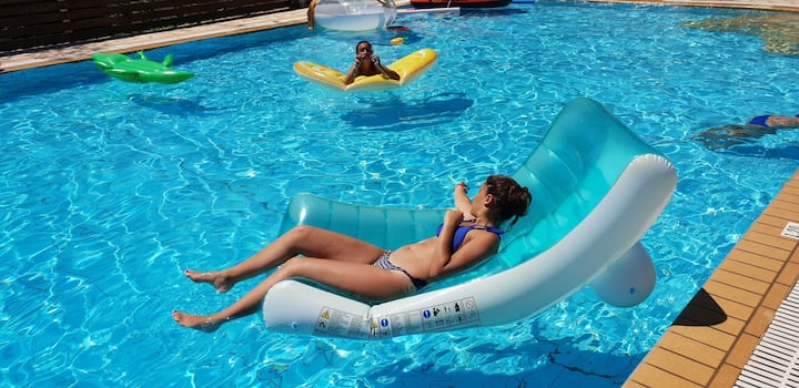 Gouvia 2-bedroom Apt • 2 Balconies & Pool • Corfu - Corfu