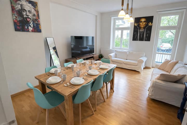 Premium Wohnung Leipzig, 3 Schlafräume, Für 8 - Leipzig