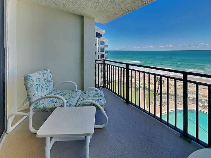 Shoreham 604 | Oceanfront Escape + Pool - Ormond Beach, FL
